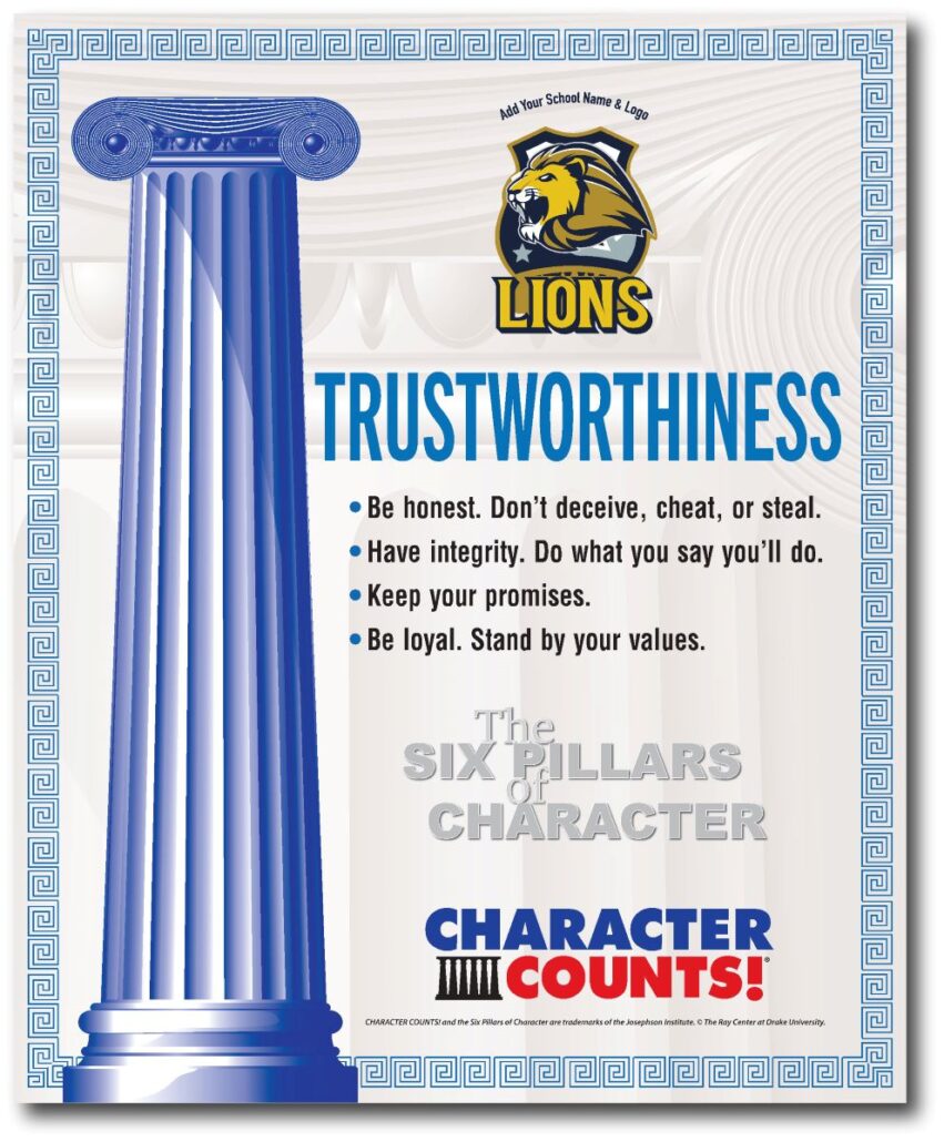 Adhesive Wall Graphic Set - CHARACTER COUNTS! Store