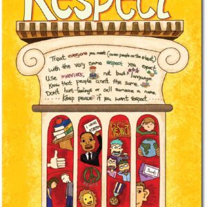 Six Pillars Vibrant Poster Set - CHARACTER COUNTS! Store