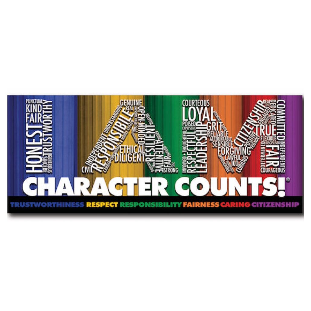 I Am CHARACTER COUNTS! Banner - CHARACTER COUNTS! Store