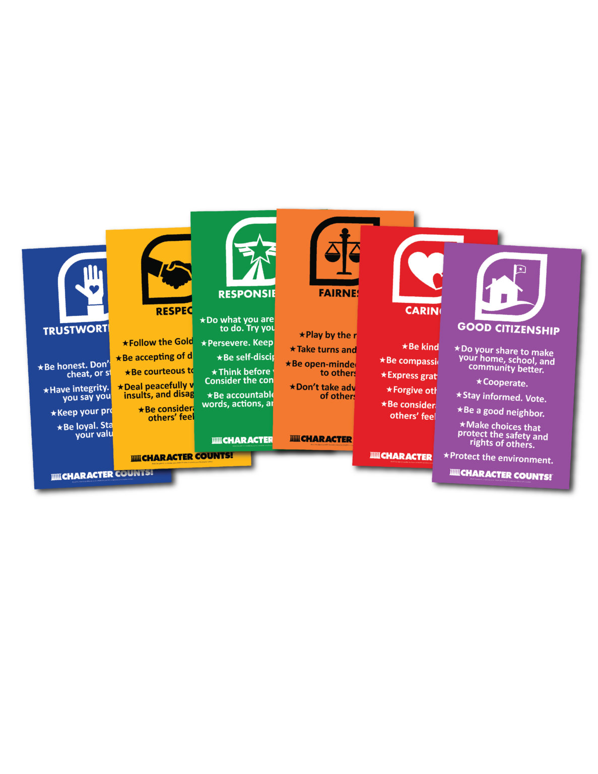 Pillar Graphics Poster Set | Character Education Posters for Schools