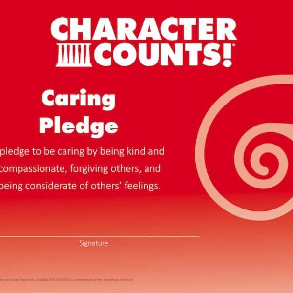 Digital Pledge Certificates - CHARACTER COUNTS! Store