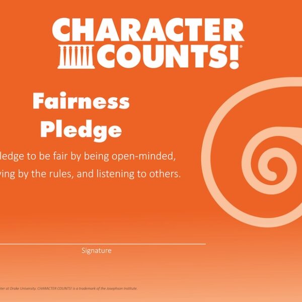 Digital Pledge Certificates - CHARACTER COUNTS! Store