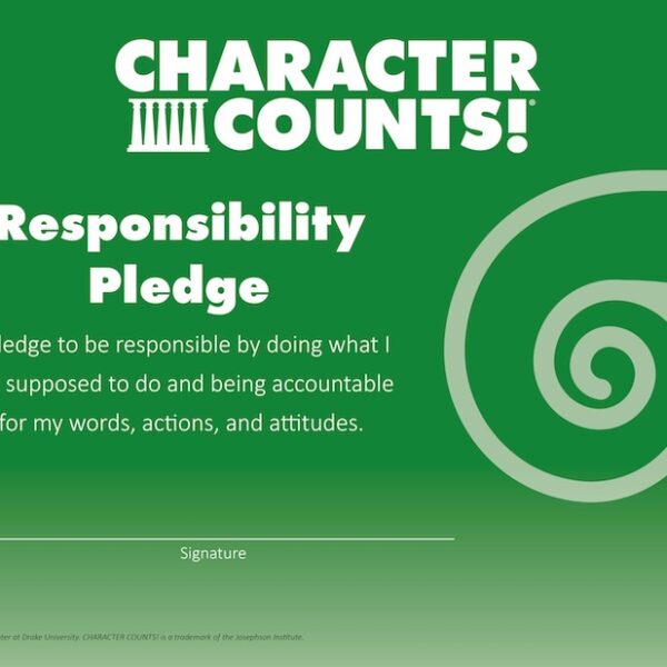 Digital Pledge Certificates | Character Education & Student Commitment ...