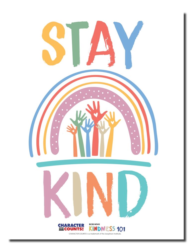 Digital Poster - Stay Kind - CHARACTER COUNTS! Store
