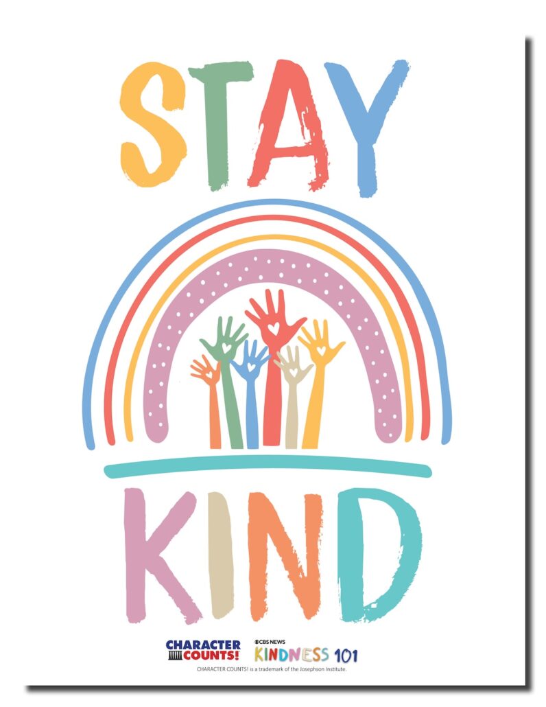 Digital Poster - Stay Kind - CHARACTER COUNTS! Store